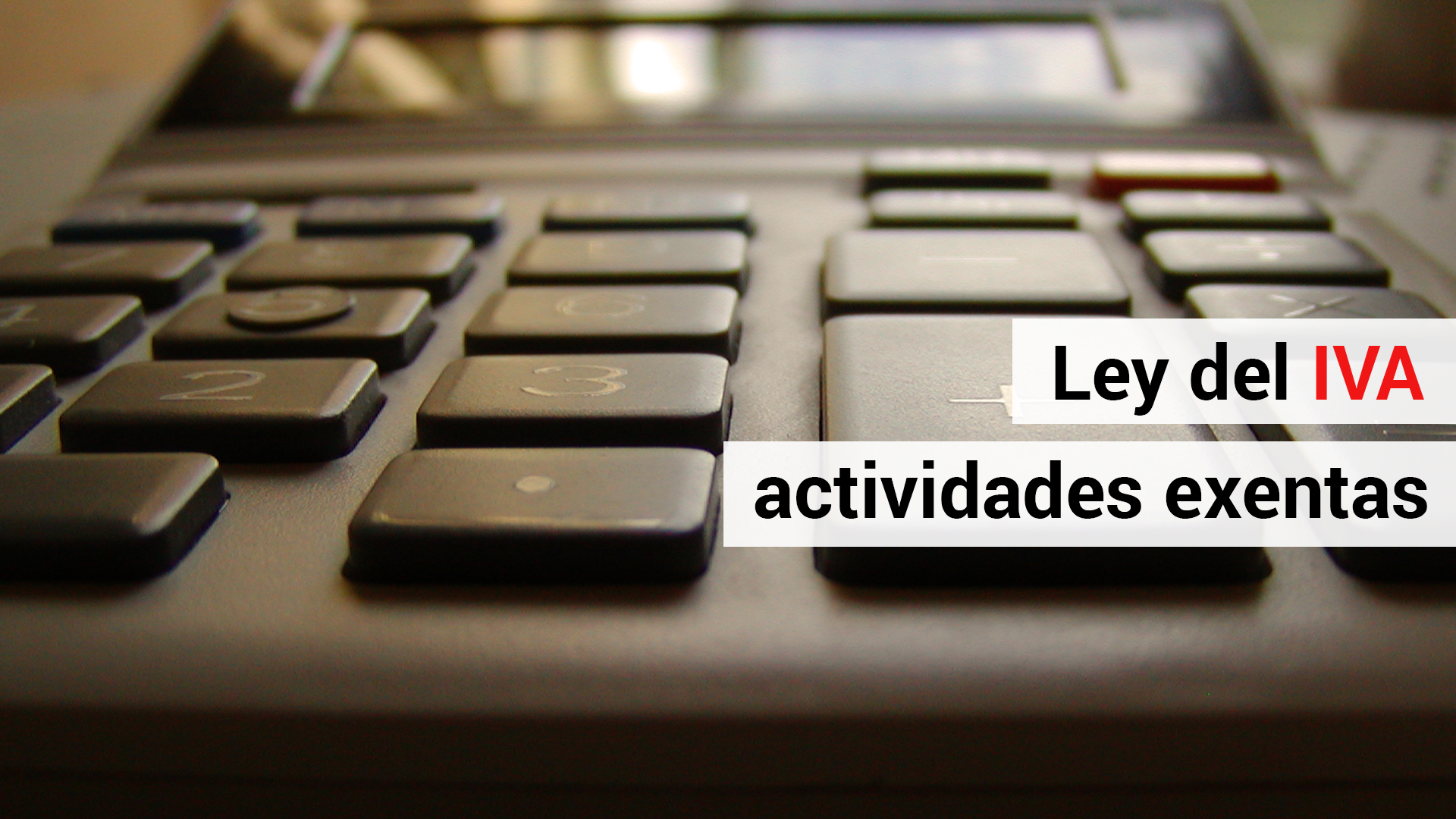 Tipos de exención existentes en el IVA | Blog de Anfix