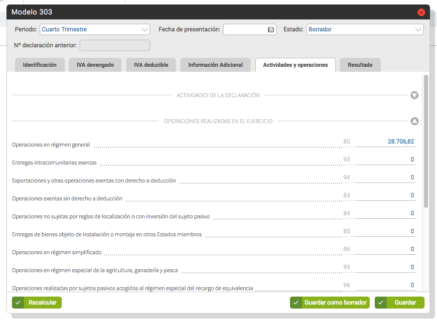 Instrucciones para rellenar el Modelo 303 | Blog de Anfix
