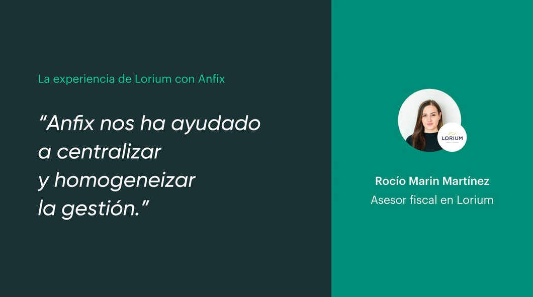 La experiencia de Lorium con Anfix | Blog Anfix